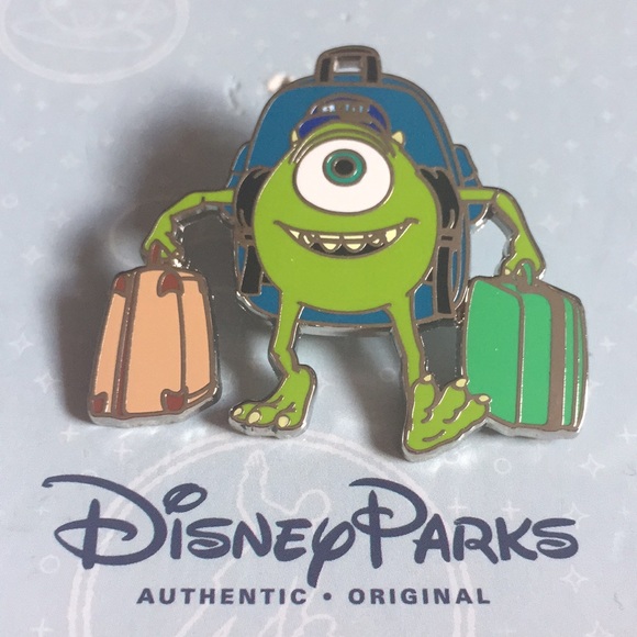 Disney | Jewelry | Disney Parks Mike Wazowski Monsters University Pin ...